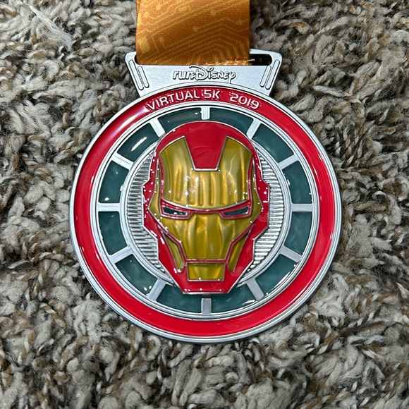 Jewelry | 219 Rundisney Virtual Series Iron Man 5k Medal | Poshmark
